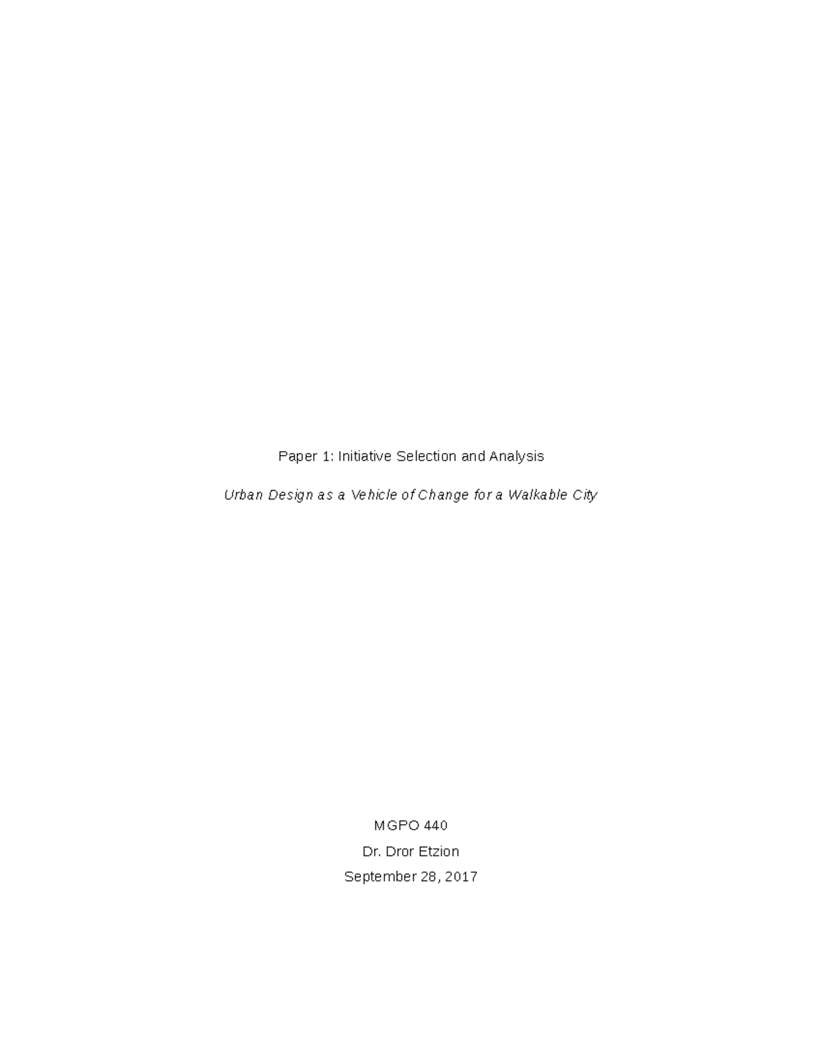 Paper 1 Industry sus - frfrf - Paper 1: Initiative Selection and ...