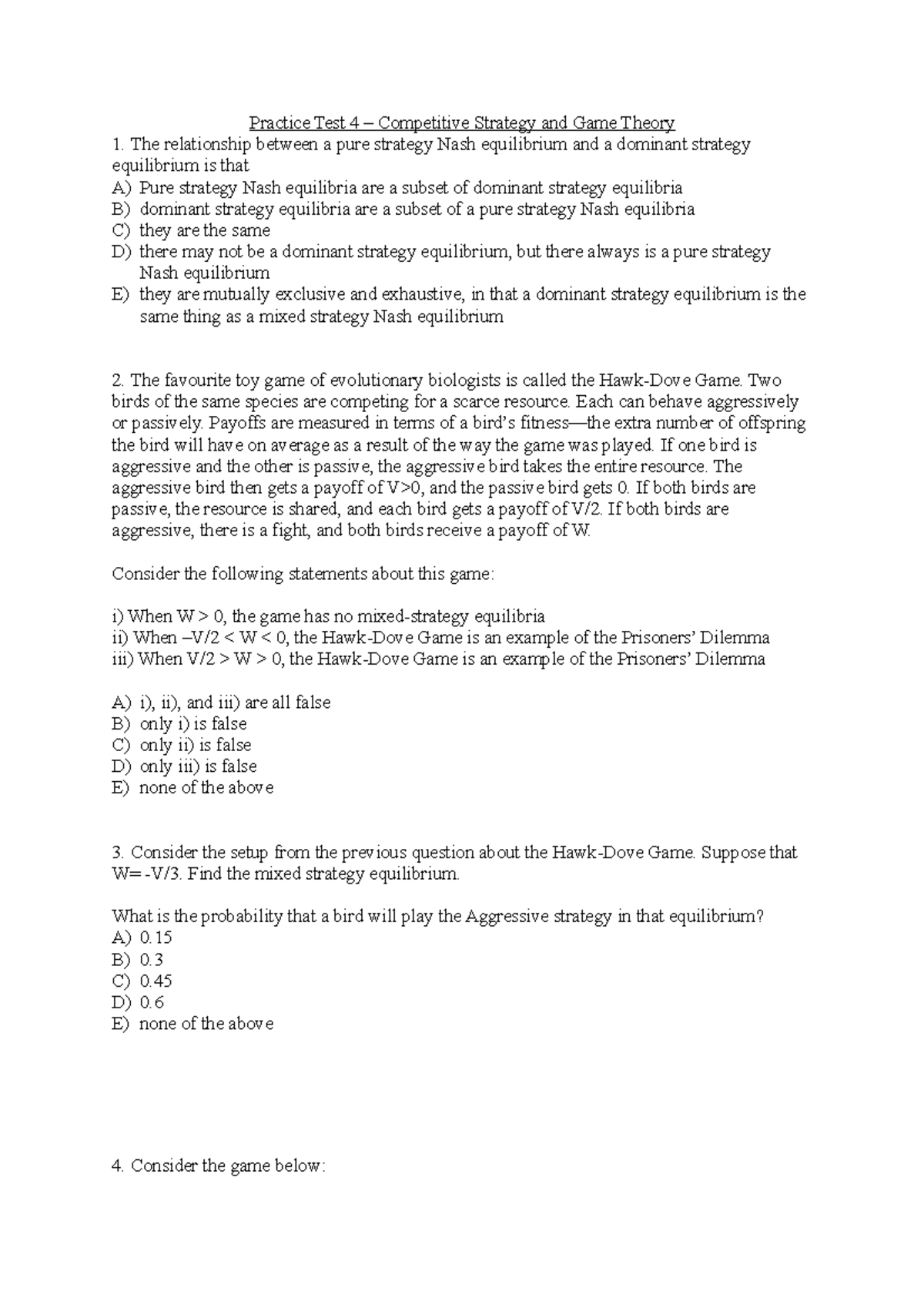 Sample/practice exam 2015, questions and answers - Practice Test 4 ...