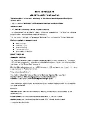 Lesson 1 (Patterns in Nature) in MMW 113 - Mathematics in the Modern ...