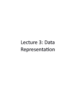 Lecture 4 - Lecture 4: Register Transfer and Microoperations Outline Microoperations Arithmetic ...