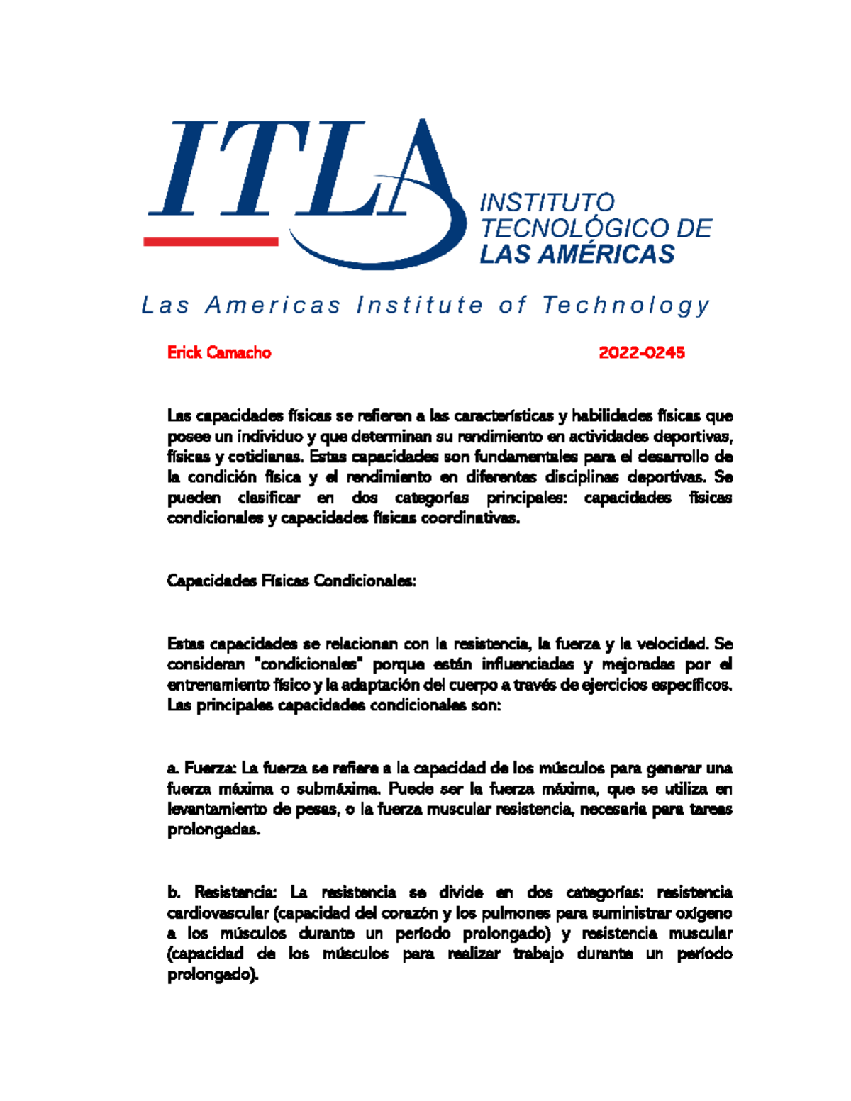 EDU - hfdg - Erick Camacho 2022 - 0245 Las capacidades físicas se ...