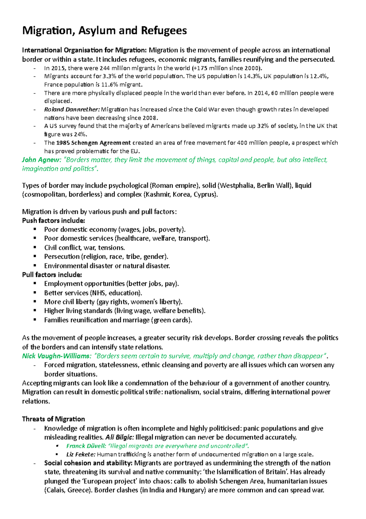 Migration, Asylum and Refugees - Migration, Asylum and Refugees ...