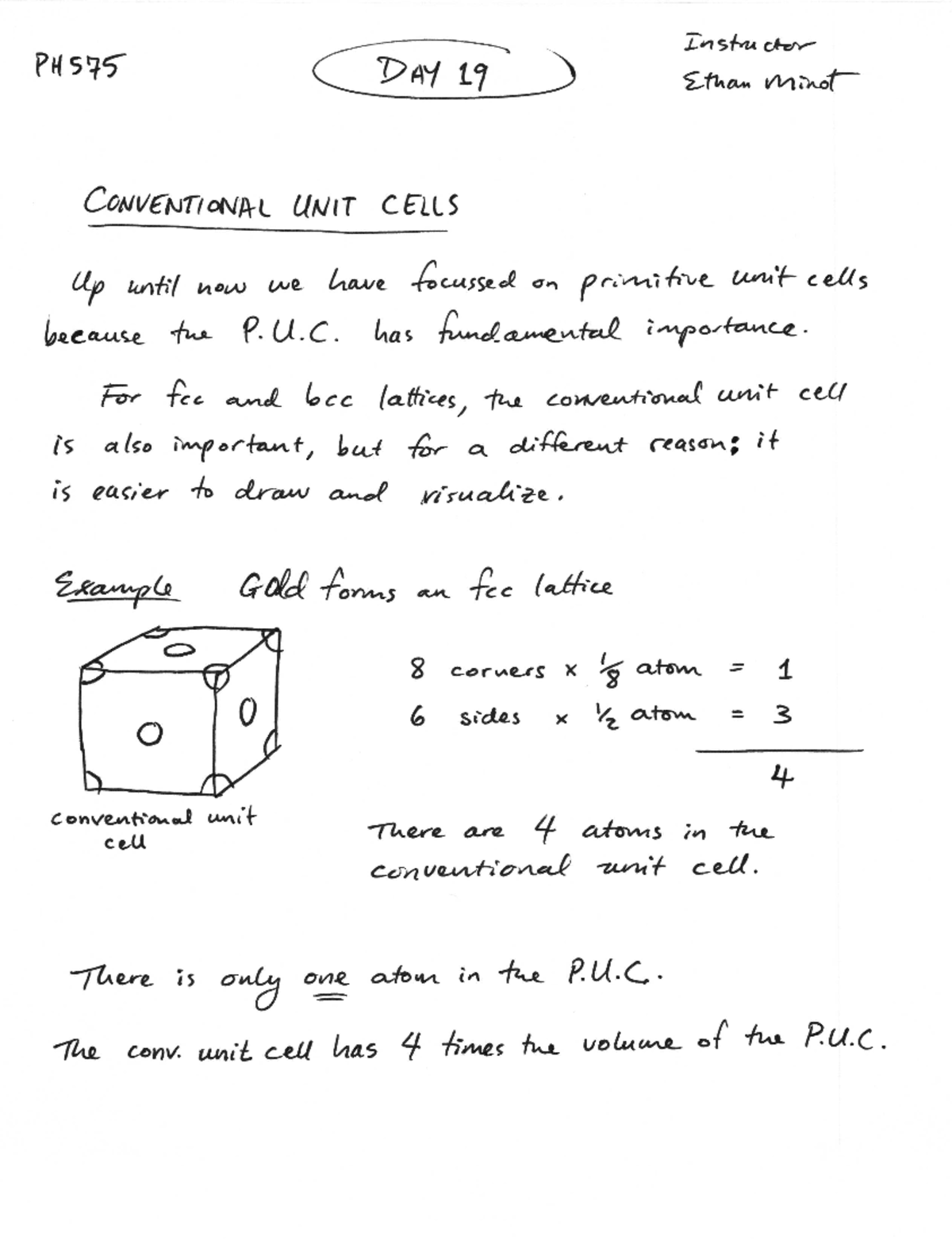 Lecture notes, lecture Day 19 - Prl s\f Da'l &amp;uvertliovAr- UNtt Up ...