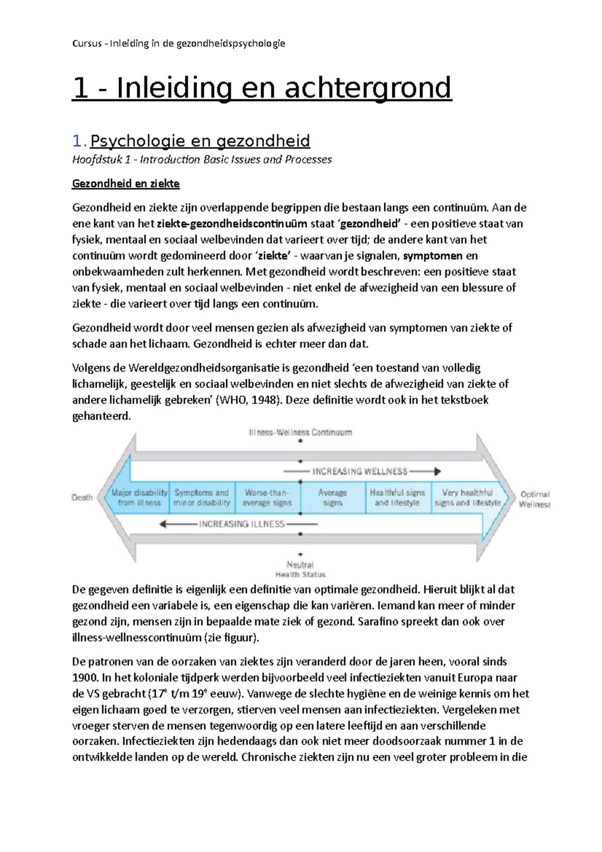 1 - Inleiding en achtergrond - Aan de ene kant van het ziekte ...