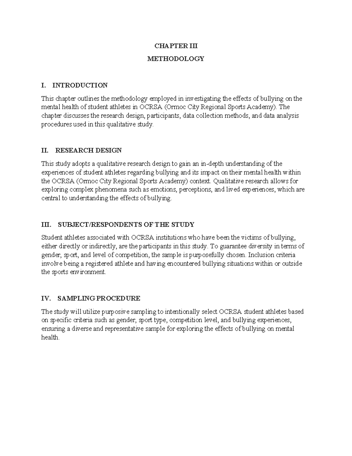 Chapter-III - Learning material - CHAPTER III METHODOLOGY I ...