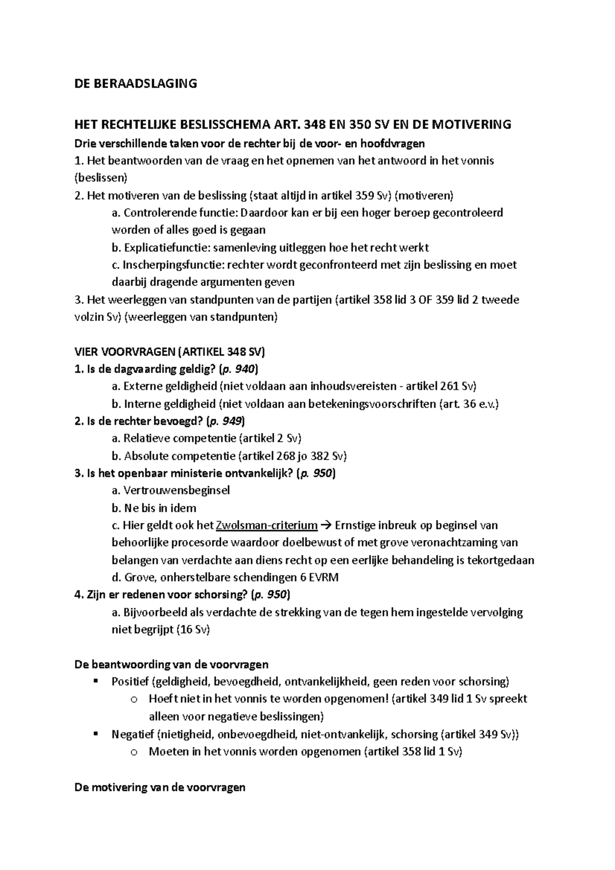Beraadslaging stappenplan - DE BERAADSLAGING HET RECHTELIJKE ...