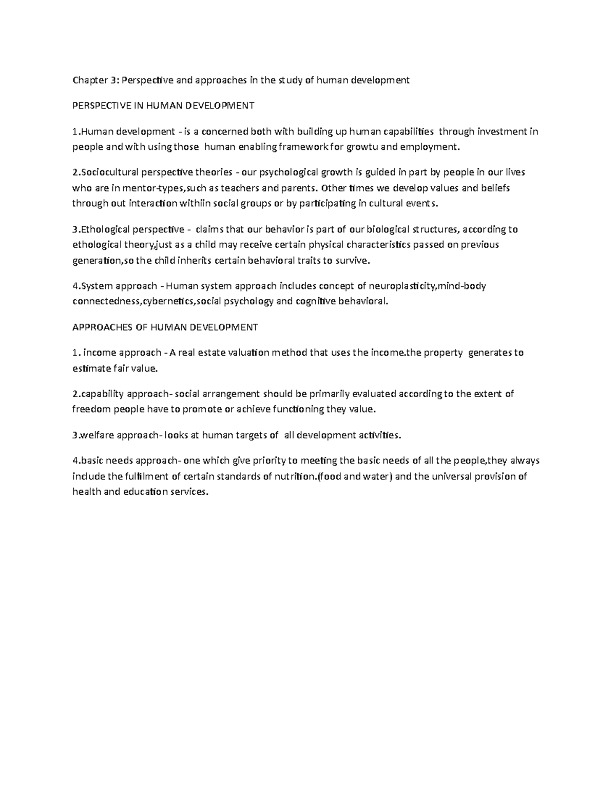 Chapter 3 Pers-WPS Office - Chapter 3: Perspective and approaches in ...