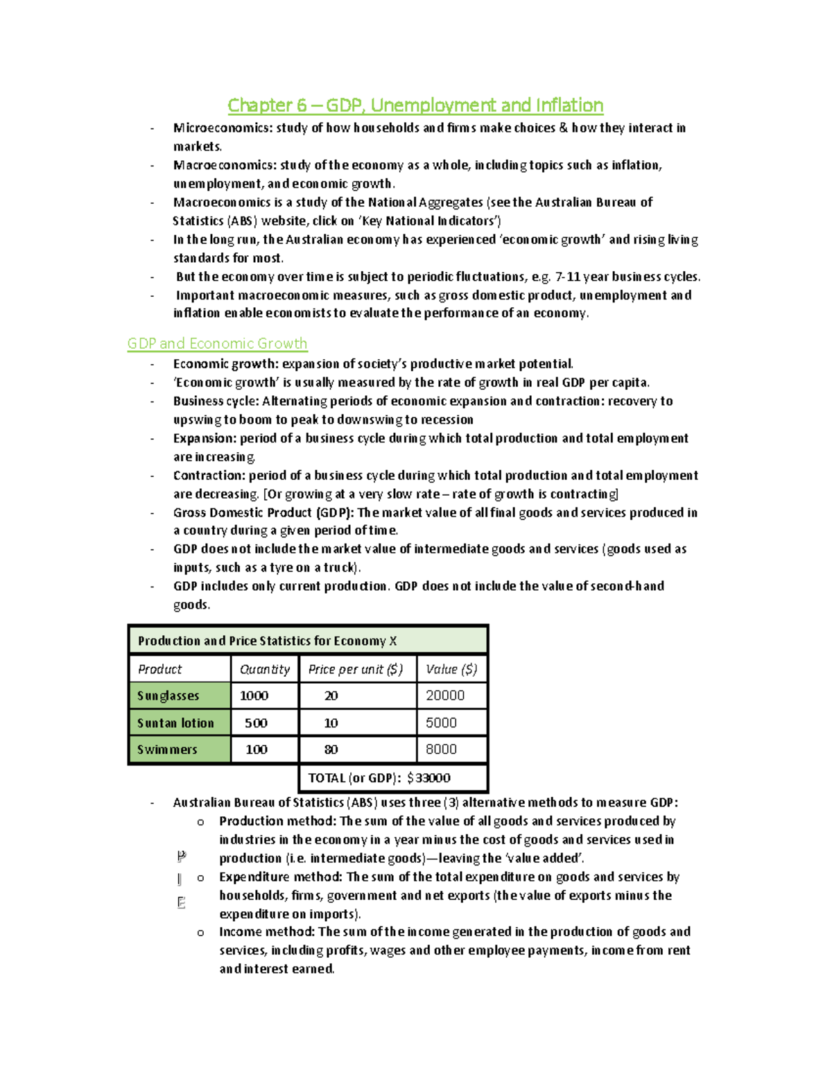 GDP, unemployment, inflation - Warning: TT: undefined function: 32 ...