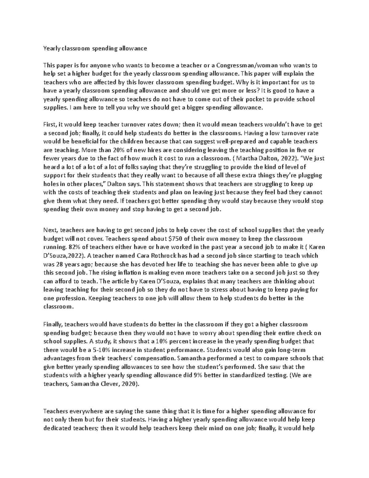 Performance Assessment:Composition: Writing with a Strategy (RGM2) Task ...