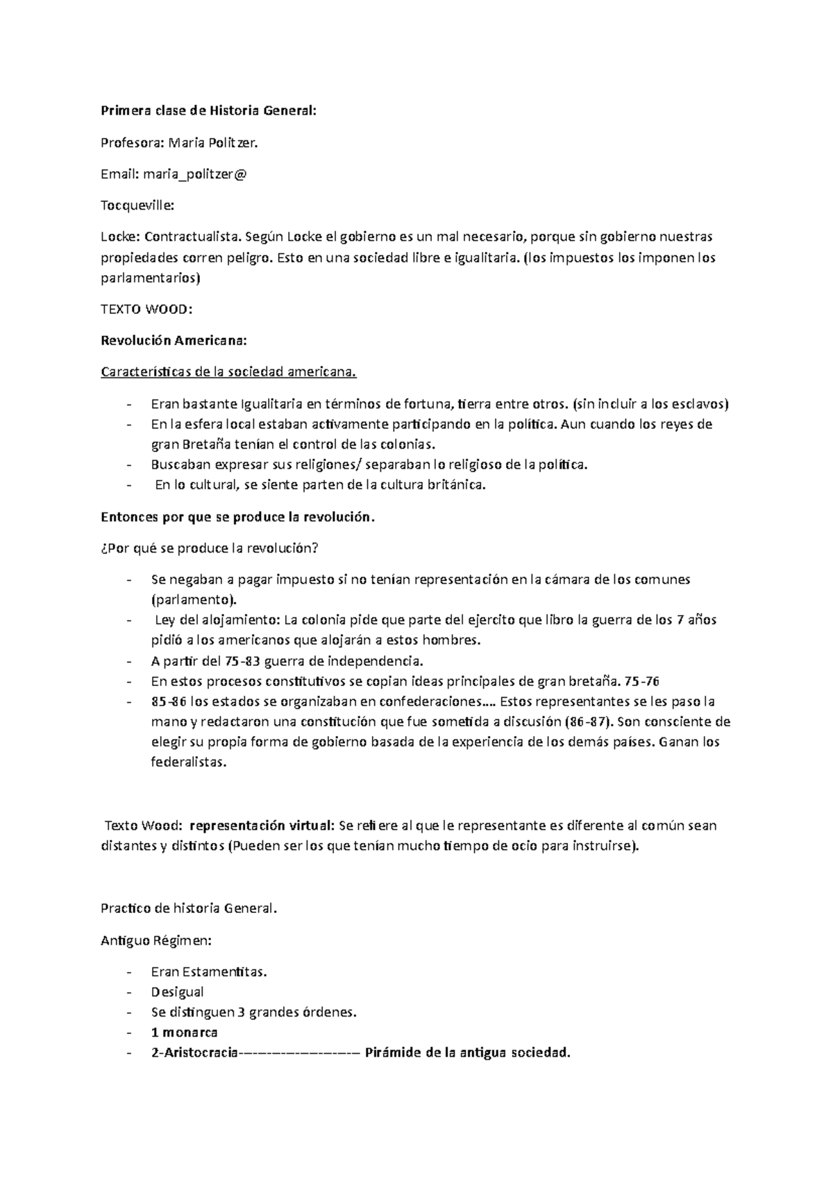 Historia general 16 - Texto - Primera clase de Historia General ...