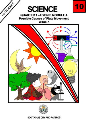 Grade 10 Weeks 1 4 Science - This is not For Sale Module in Science 10 ...