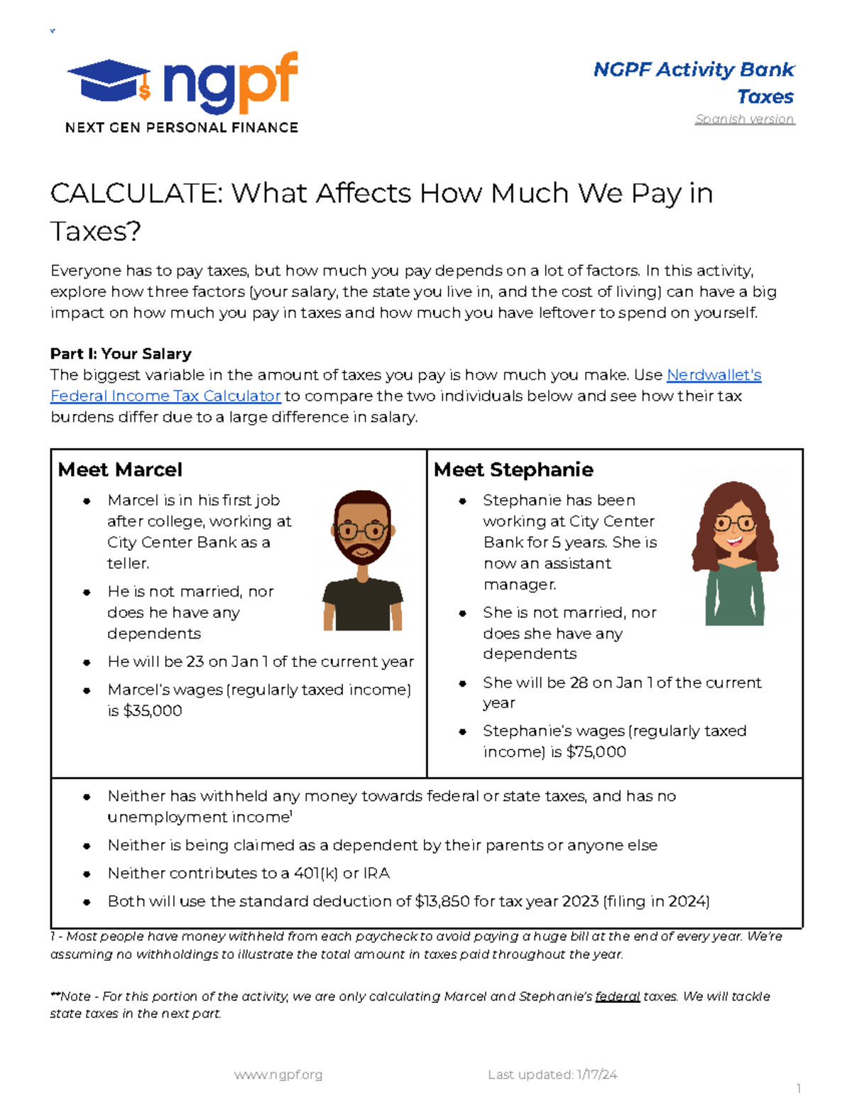 Copy of Zahir.Mendoza 102324 - Copy of Calculate What Affects How Much We Pay in Taxes - v NGPF ...