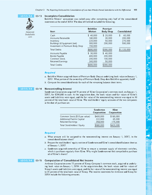 BACC675 Chapter 6 Exercises and Problems - 280 Chapter 6 Intercompany Inventory Transactions in ...