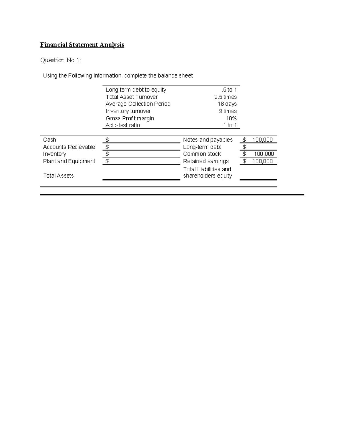 142507950 Financial Statement Analysis - Financial Statement Analysis ...