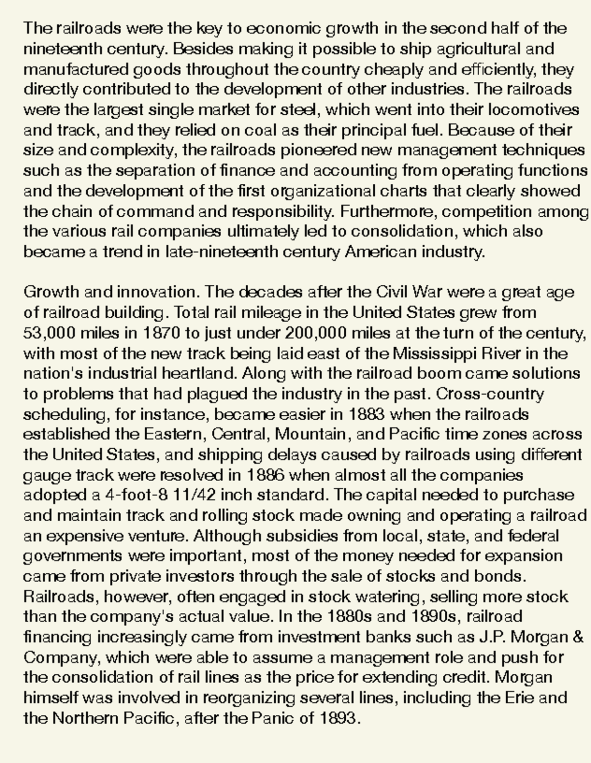 CH22 - 2022 - The railroads were the key to economic growth in the ...