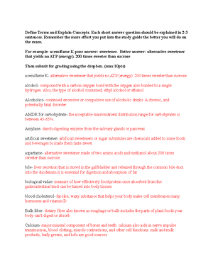 Chapter 20 Study Guide - Chapter 20 Study Guide Please answer the ...