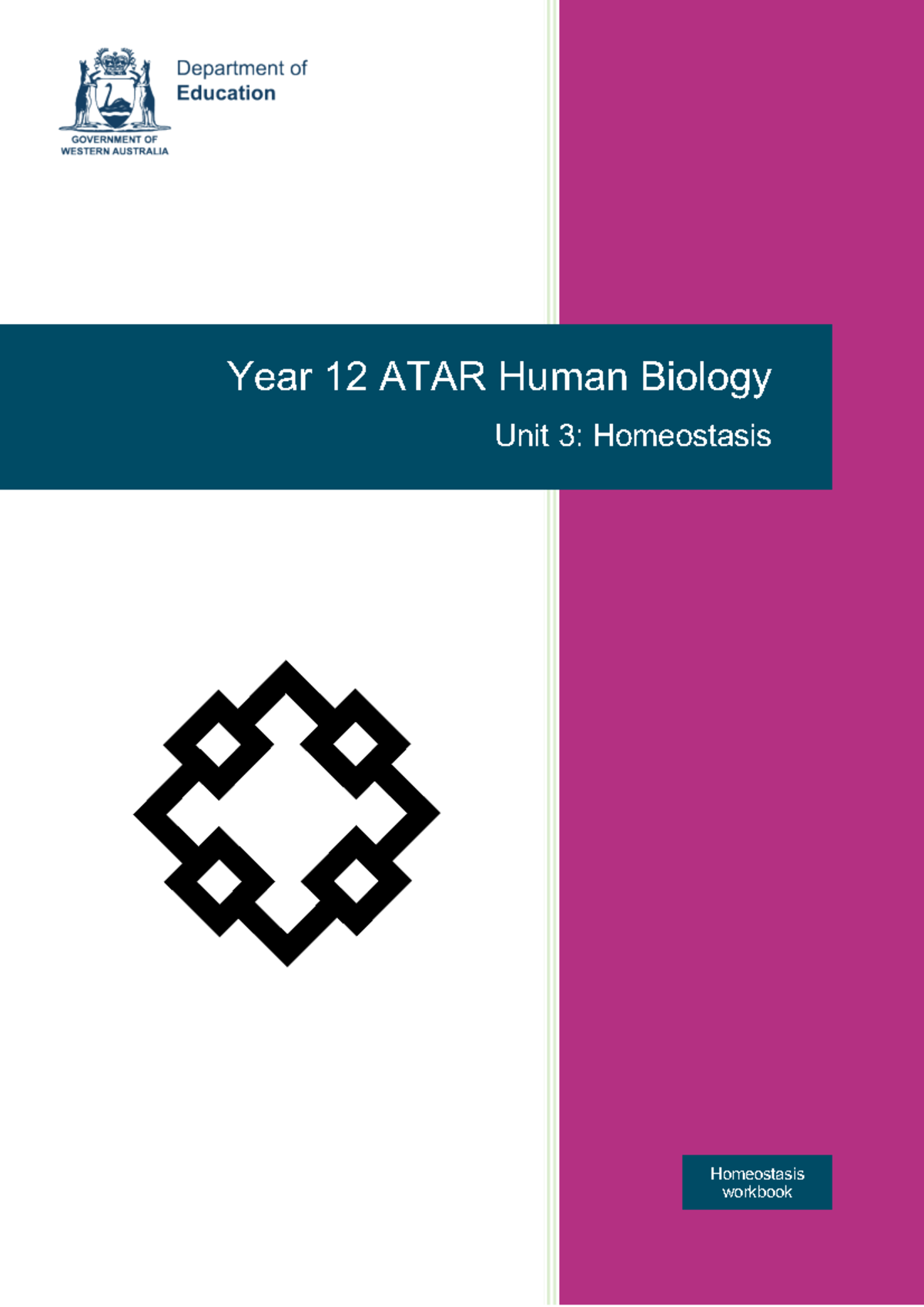 Yr12 ATAR Hum Bio Homeostasis workbook - Year 12 ATAR Human Biology ...