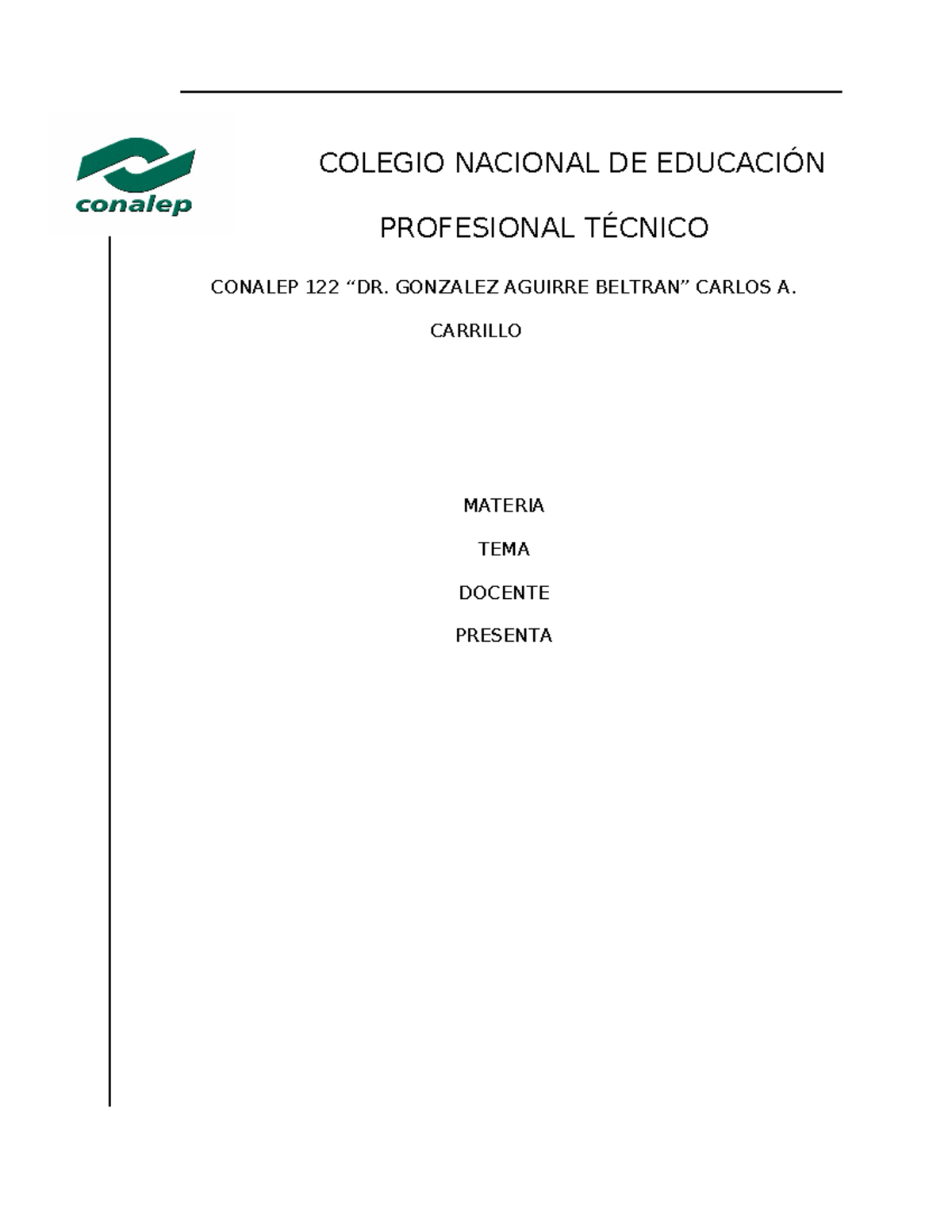 Conalep WORD - OKOKOKOKOK - Química y Bioquímica - COLEGIO NACIONAL DE ...