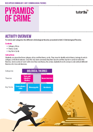 Tutor 2u WJEC Criminology Pyramids of Crime - Pyramids of Crime WJEC ...