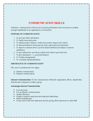 LIFE Skills Notes-1 - CHAPTER ONE LIFE SKILLS. Life skills are ...
