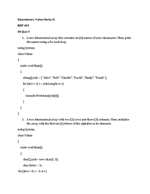 08 Hands-on Activity 1 - ARG - INVOKE METHODS public void Student ...