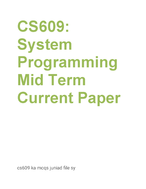 CS614 Midterm Solved MCQS By Junaid - CS614- DATA WEARHOUSING (SOLVED ...