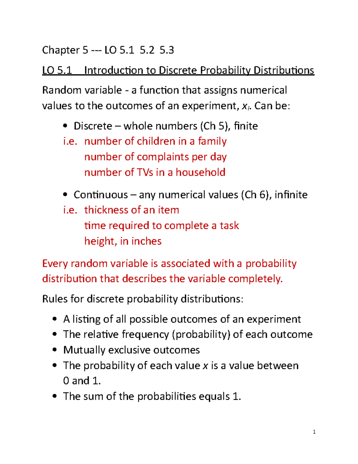 Lia Chap 05 stat revised - Chapter 5 - LO 5 5 5. LO 5 Introduction to ...