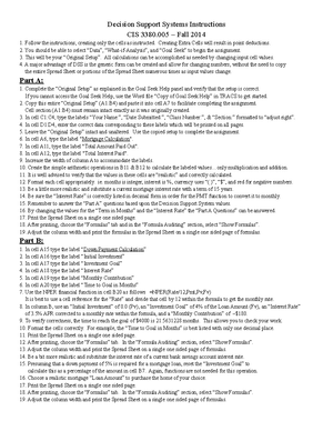[Solved] Tab 2 Monthly Payments 3 Using the 2nd tab of the starter file ...