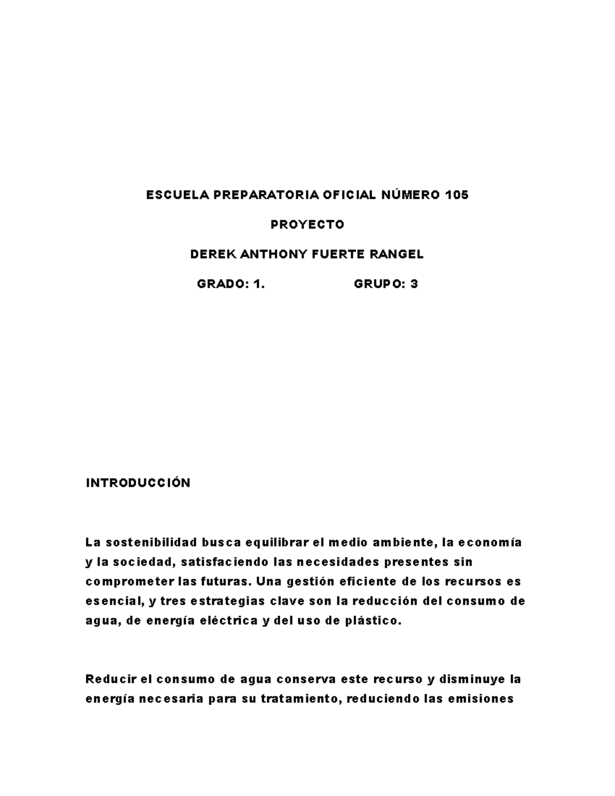 Proyecto 2 - .......a a smaksja - ESCUELA PREPARATORIA OFICIAL NÚMERO ...
