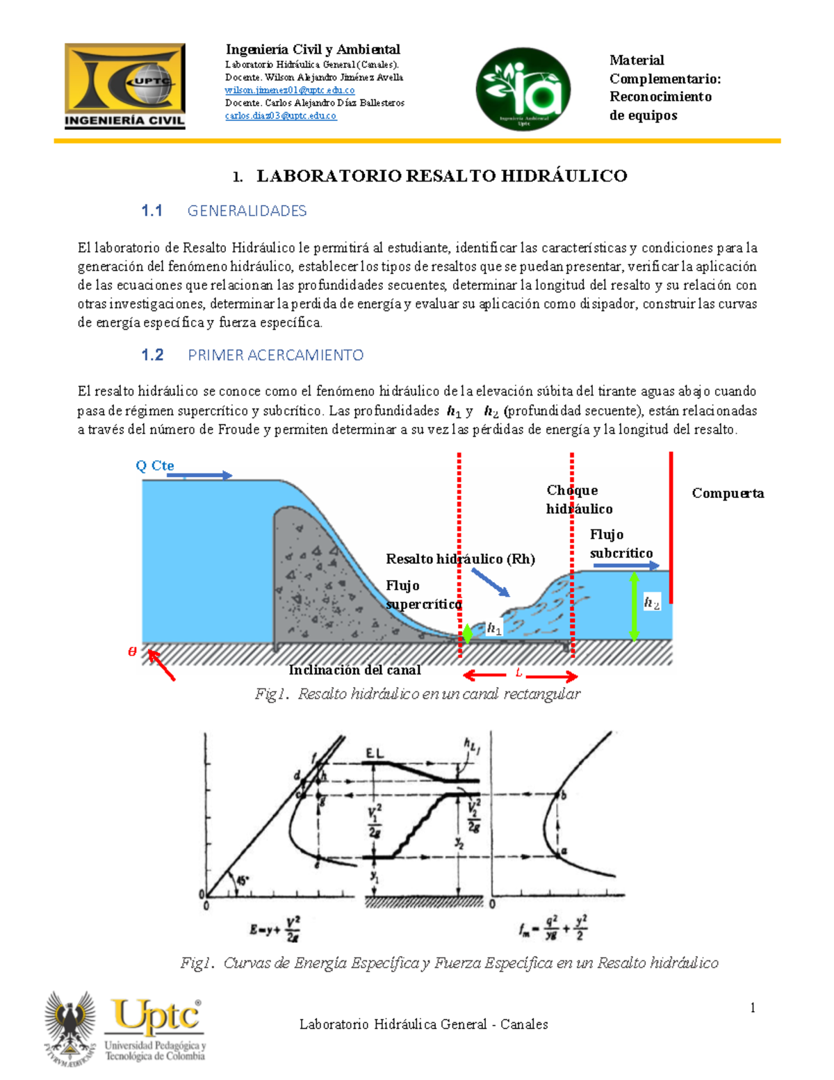 08 Lab Resalto Hidráulico CAD - Material Complementario: Reconocimiento ...