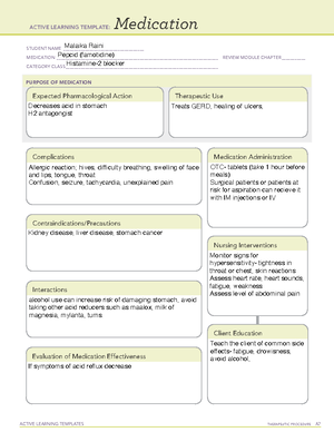 Active Learning Template medication - ACTIVE LEARNING TEMPLATES ...