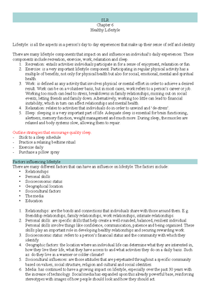 [Solved] study notes about fitness - Sport, Lifestyle and Recreation ...