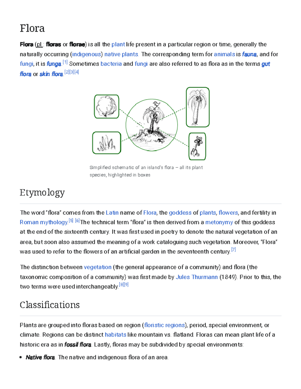 Flora - Wikipedia - Reviews - Flora Flora (pl.: floras or florae) is ...