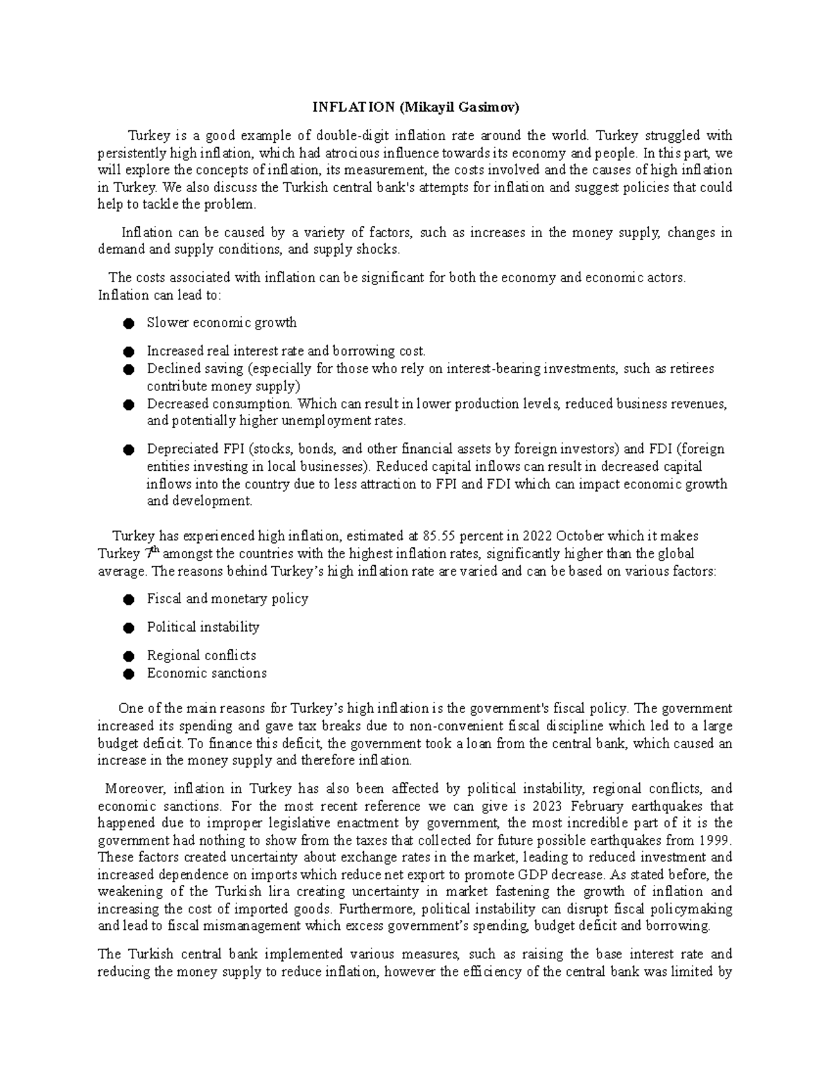 Inflation [edited] - No description - INFLATION (Mikayil Gasimov ...