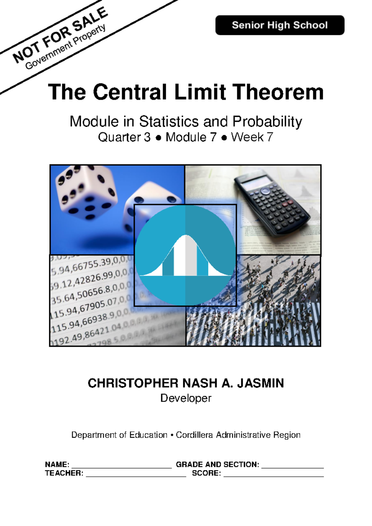 Stat-Prob11 Q3 Week7 - statistics and probability lecture notes - The ...