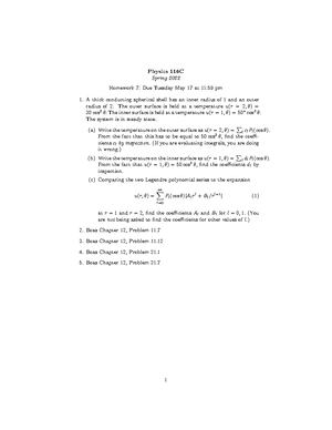 Optional Sturm Liouville - Sturm-Liouville Equations and Orthogonal Functions We have seen the ...