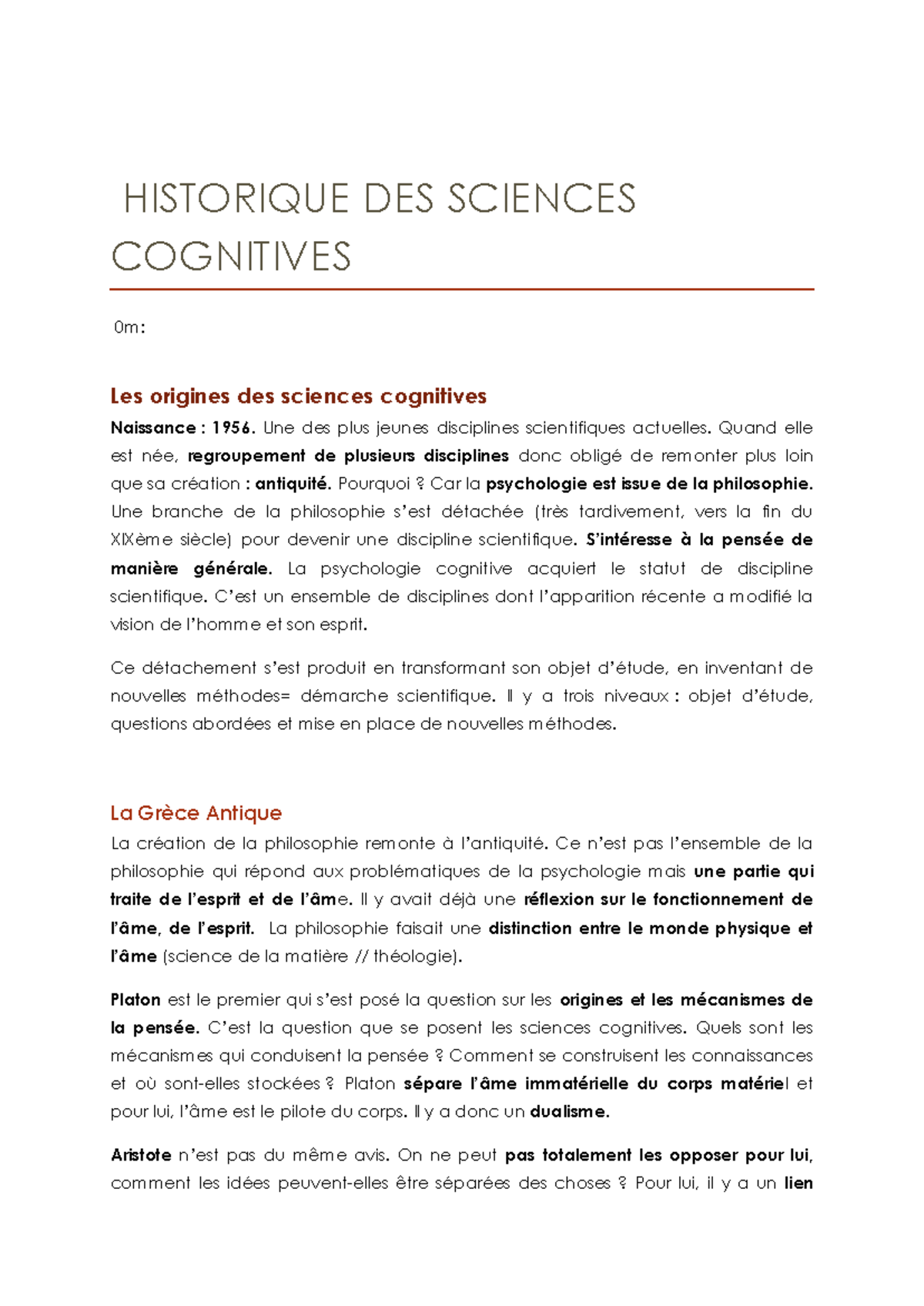 Séance 1-historique - Historique des sciences cognitives personnages et ... Séance 1-historique - Historique des sciences cognitives personnages et ...
