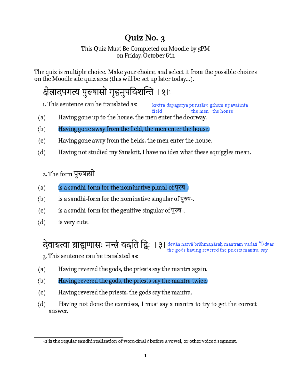 Quiz3.pdf copy - quiz3 - Quiz No. 3 This Quiz Must Be Completed on Moodle by 5PM on Friday ...