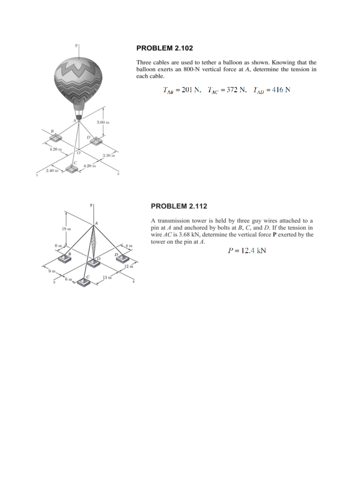 Problems for Week 4 (2018 ) - Engineering Mechanics - Studocu