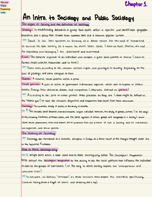 Soc 150 The sociology of work - Soc 150: The Sociology of Work I. What ...