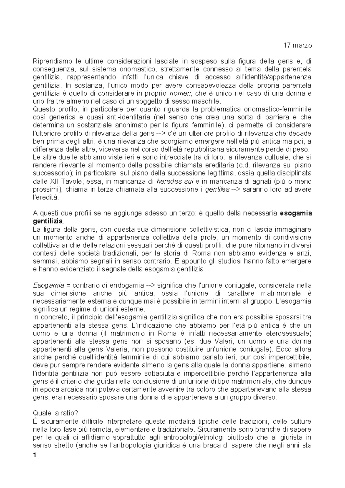 Lezione 6 - Giunti - 17 marzo Riprendiamo le ultime considerazioni ...