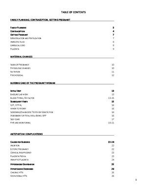 Nursing 2226 LECTURE CALENDAR - Nursing 2226 OB/Peds Lecture Calendar ...