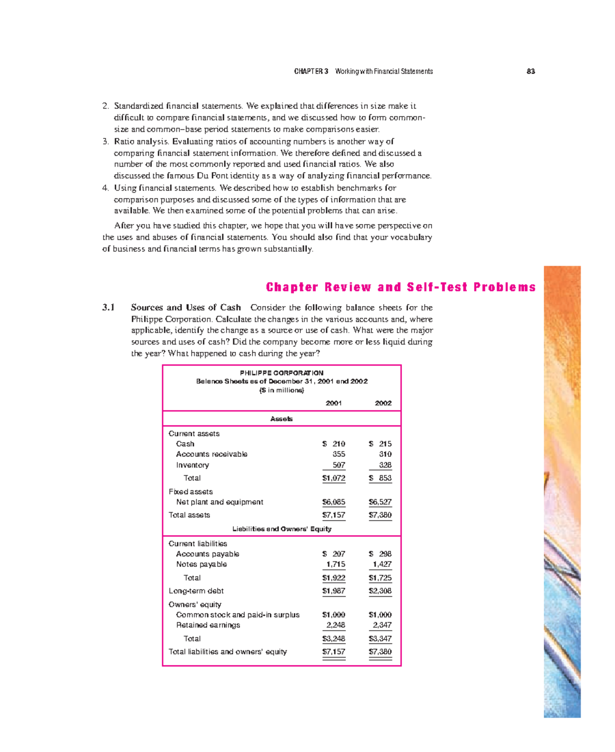 Ch3 Q&P - Solutions Manual Fundamentals of Corporate Finance 9th edition Ross, Westerfield ...