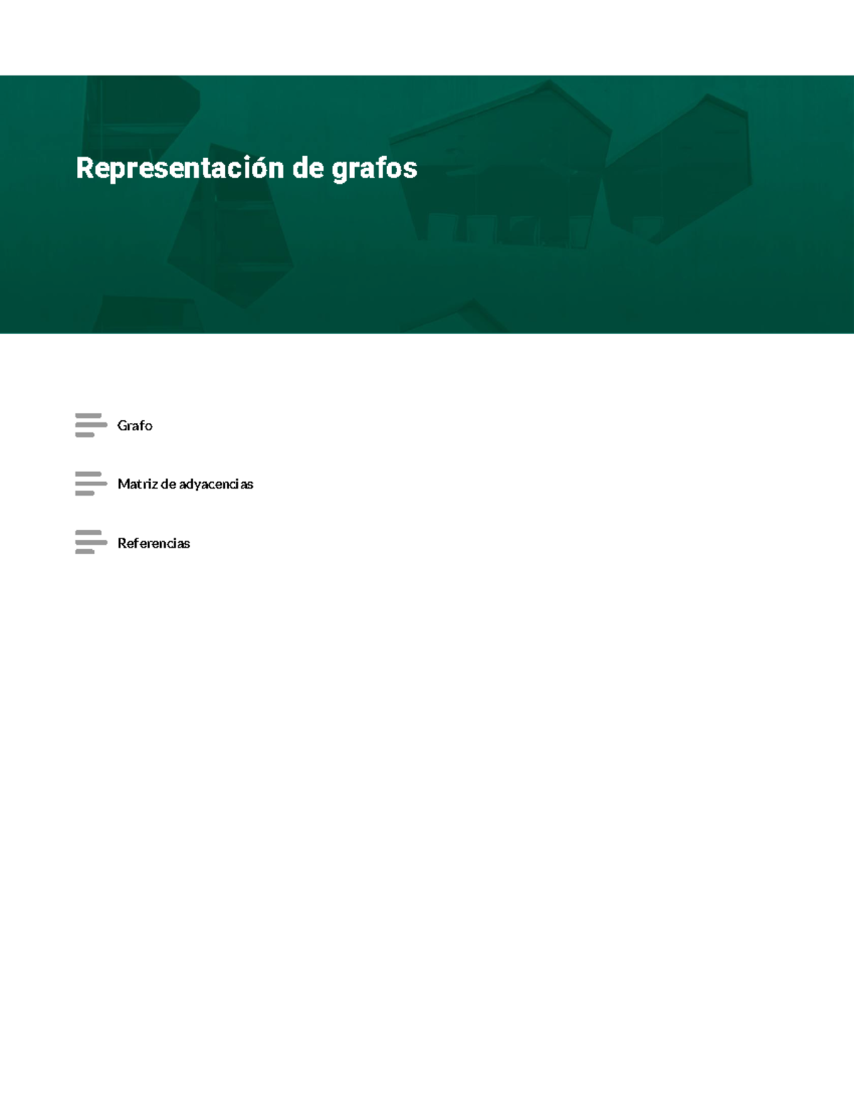 M1L1 - fdsfdfsd - Grafo Matriz de adyacencias Referencias ...