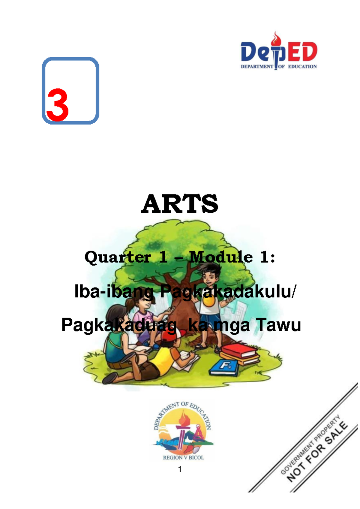 ARTS 3 Quarter 1 Module 1 1 WORD Autosaved babago - 3 ARTS Quarter 1 ...