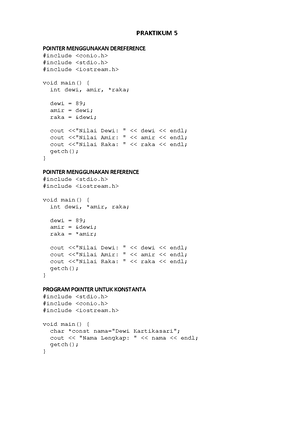 Modul Praktikum Struktur Data Bagian 8 Insertion Sort - #define n 7 k=1; while(k