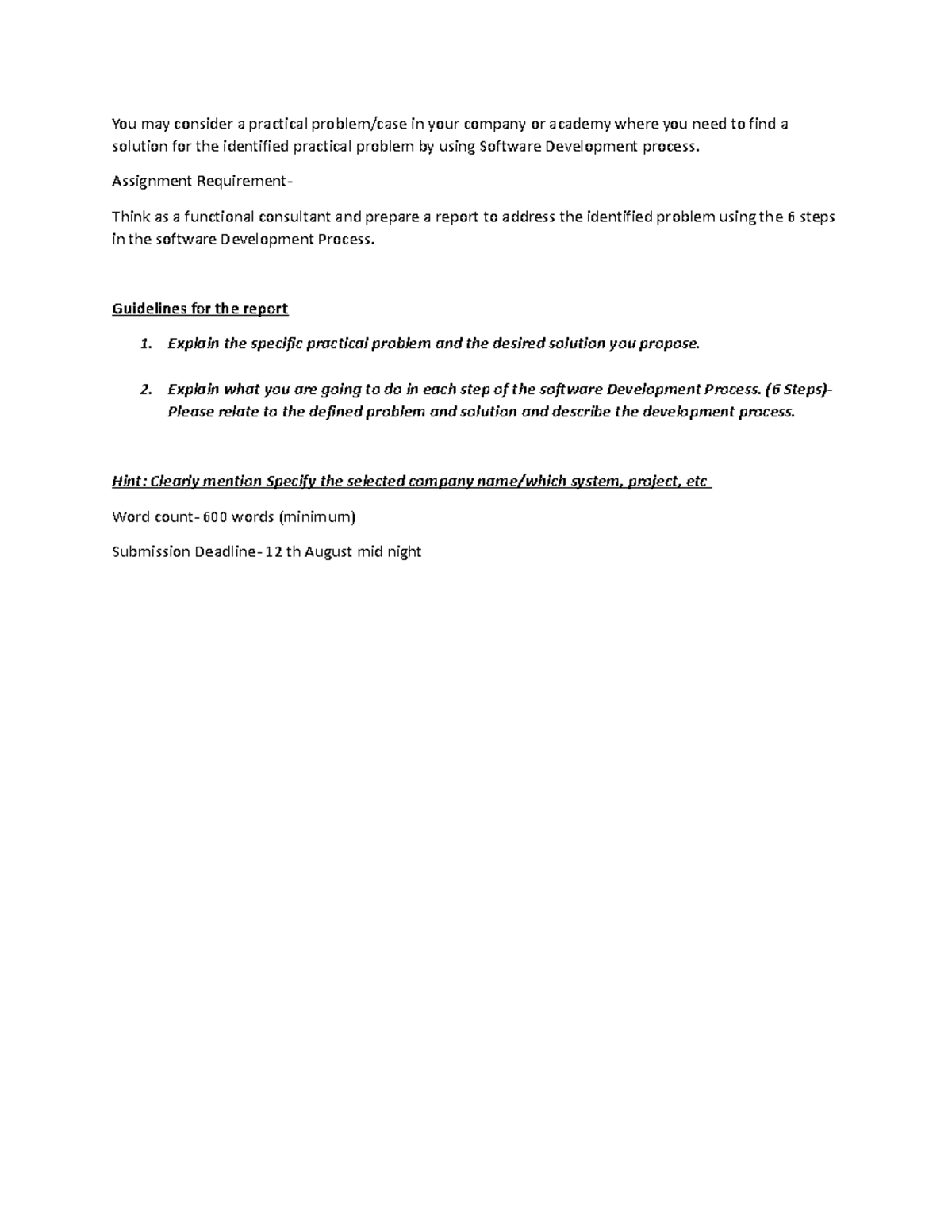 Individual Assignment - Fundamentals of Computing - UOK - Studocu