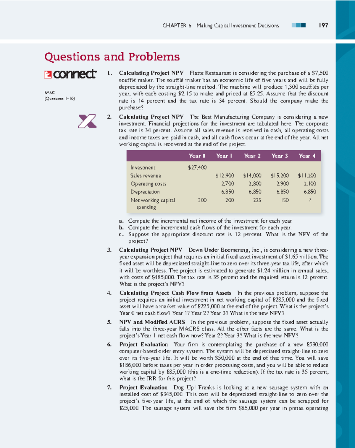 Capital Budgerting-2 - CHAPTER 6 Making Capital Investment Decisions ...