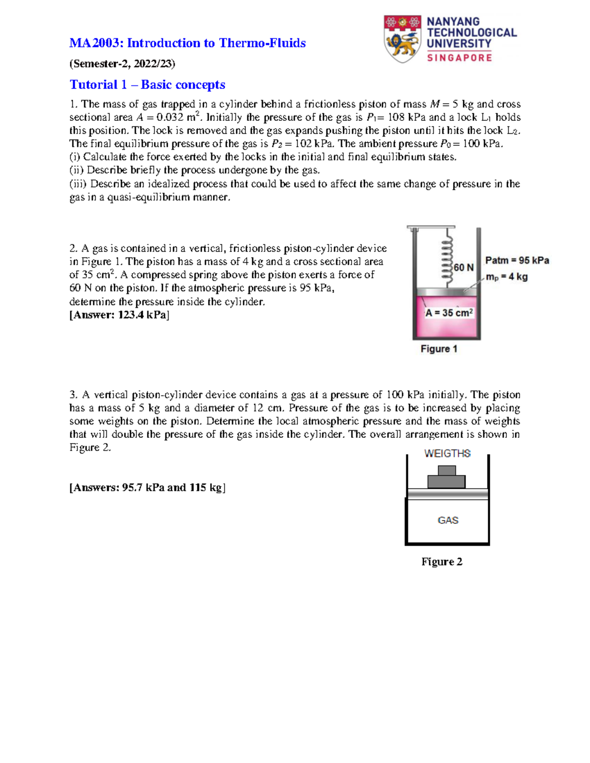 Tutorial questions 69 - (Semester- 2 , 202 2 /2 3 ) Tutorial 1 – Basic ...