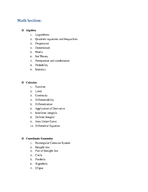 PGT maths Dsssb Syllabus - PGT Mathematics' 1. Sets. 2. Relation & Functions. 3. Mathe(ilatica1 ...